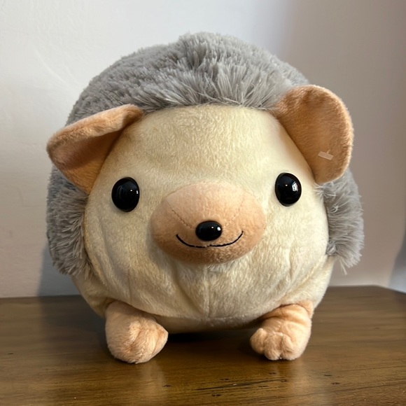 Amuse | Toys | Amuse Collection Fuzzy Grey 4 Plush Hedgehog | Poshmark